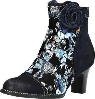 Laura Vita Bottines Femme Elcodieo 1223, Pointure:37 EU, La Couleur:Bleu