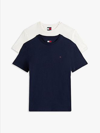 Tommy Hilfiger Lot de 2 T-shirts Tommy Flag extra slim