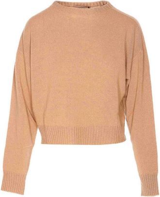 Twinset Rundhalspullover - Beige
