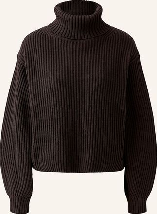 Oui Rollkragenpullover braun