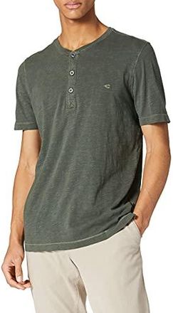 Camel Active 409474/9t04 Chemise Henley, Vert, 5XL Hommes
