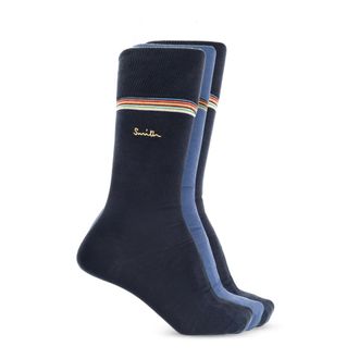 Paul Smith Homme, Sous-vêtements, Multicolore, Taille: ONE Size Lot de trois paires de chaussettes