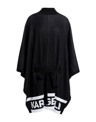 Karl Lagerfeld LOGO KNIT PONCHO