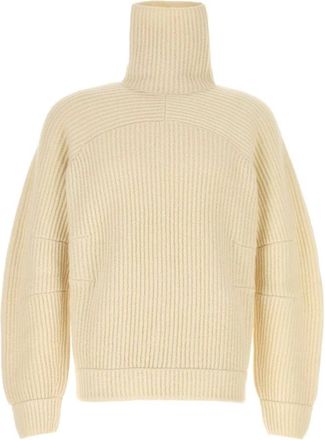 Mordecai Mordecai, Homme, Pulls, Blanc, Taille: L Pull en laine ivoire