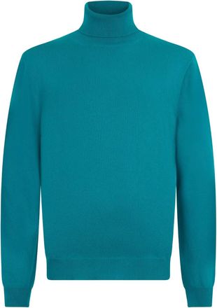 Malo Pullover mit Rollkragen - Blau