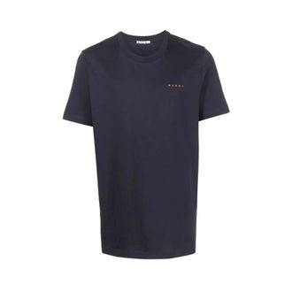 Marni Baumwoll-T-Shirt - - Tops - Herren - Schwarzk - S