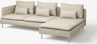 IKEA S&Ouml;DERHAMN 4er-Sofa mit R&eacute;camiere