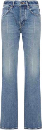 Balenciaga Straight Leg Jeans - Blau