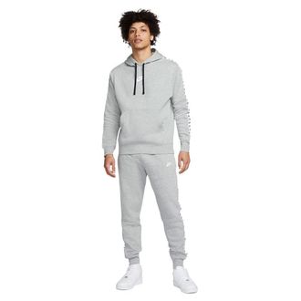 Nike Nike Mens M NK Club FLC GX HD TRK Suit Tracksuit, DK Grey Heather/White, XL