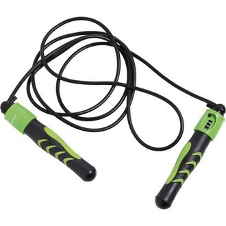 Schildkrot Fitness Schildkr&ouml;t JUMP ROPE (black-green), mit Z&auml;hlwerk, in 4C-Box, M-2022