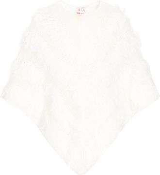 Izia Poncho Frauen Wei&szlig;