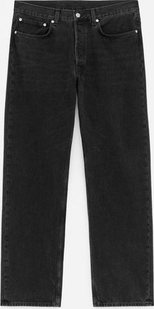 Arket CLIFF Regular Straight Jeans -Schwarz