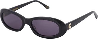 Corlin Eyewear unisex, Accessoires, Noir, Taille: 52 MM Slim Oval Louis Lunettes de soleil