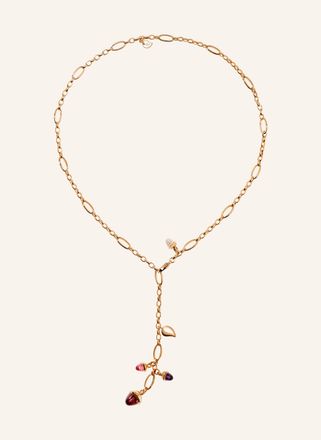 Tamara Comolli Tamara Comolli Halskette Necklace Mikado Delicate 51 Cm Wildberry With Diamond Pav&eacute; 18k Ros&eacute;gold rosegold