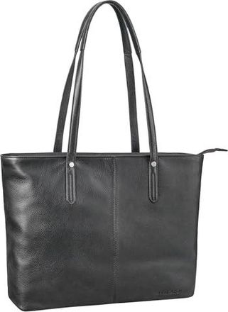 STILORD Antonia Grand Sac à Main Cuir pour Femme - Tote Bag pour Cours Lycée, Sac Cabas, Fourre-tout, Couleur:noir