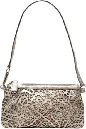 Burberry Sac &agrave; bandouli&egrave;re vintage Pre-owned - Femme - Pre-owned - Gris - Taille: ONE Size