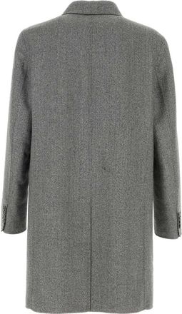 Brioni Wool-Cashmere Coat - Gray