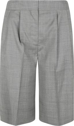 Loulou Studio Damen, Shorts, Grau, MGröße