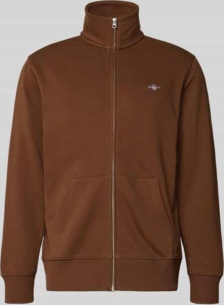 GANT Sweatjacke mit Label-Stitching
