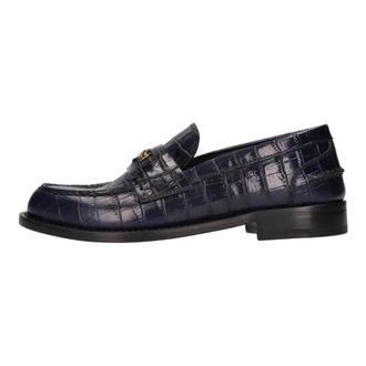 Roberto Cavalli Mokassins aus Leder - - Shoes - Damen - Blau - 37 1/2 EU