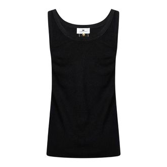 Elisabetta Franchi &Auml;rmellose Oberteile - - Tops - Damen - Schwarzk - XS