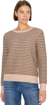 Cecil Damen Two-Tone Strukturpullover