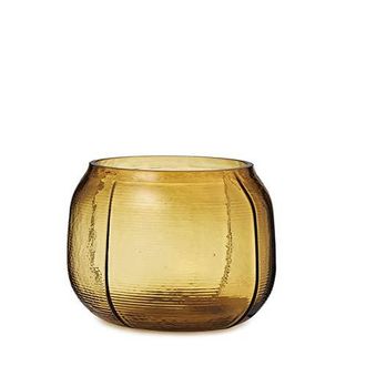 NORMANN COPENHAGEN Norman Copenhagen Step Vase, Glas, braun, 16x22x19,5x16,5cm
