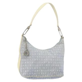 Bulgari Pre-owned Canvas Schultertasche - - Pre-owned - Damen - Blau - ONE SIZE
