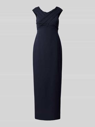 Lauren Ralph Lauren Abendkleid mit V-Ausschnitt Modell IRENE
