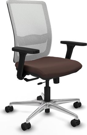 Piqueras y Crespo Schreibtischstuhl mit Axt-Armen, h&ouml;henverstellbare Lendenwirbelst&uuml;tze, ausgestattet mit Syncro/Traslack und eingespritztem Schaum. Mit Rollen von 65 m