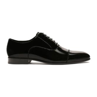 Kazar Elegante Lackleder Halbschuhe - - Shoes - Herren - Schwarzk - 44 EU
