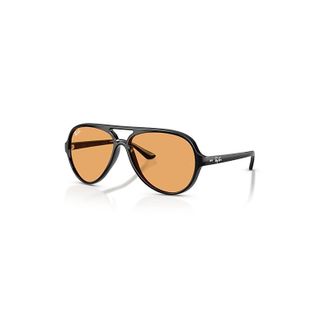 Ray-Ban Cats 5000 Classic Summer Capsule Sonnenbrillen Schwarz Fassung Orange Glas 59-13