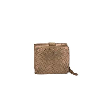 Bottega Veneta Portefeuille Vintage Intrecciato Pre-owned - Femme - Pre-owned - Rose - Taille: ONE Size