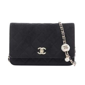 Chanel Sac bandouli&egrave;re vintage en tissu Pre-owned - Femme - Pre-owned - Noir - Taille: ONE Size