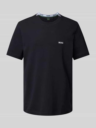 HUGO BOSS Regular Fit T-Shirt mit Label-Stitching Modell TADDY