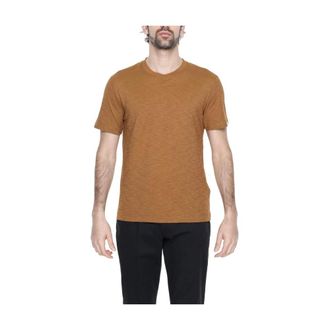 Liu Jo Kurzarm-Rundhals-T-Shirt - - Tops - Herren - Braun - XL