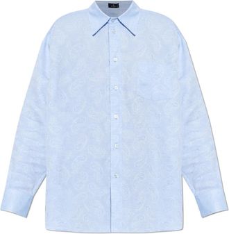 Etro Femme, Blouses et Chemises, Bleu, Taille: 38 FR Chemise avec poche