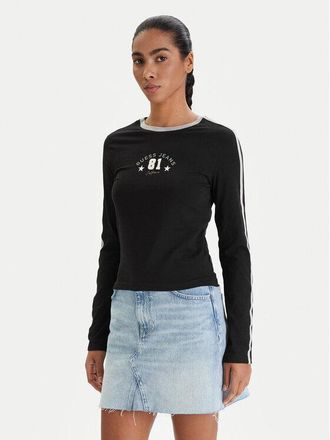 Guess Bluse W6RI17 J1314 Schwarz Regular Fit