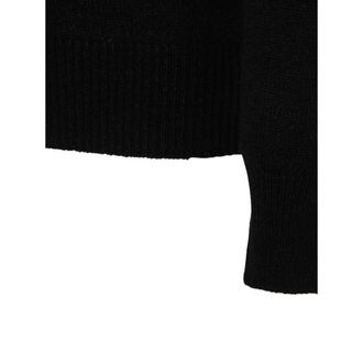 Malo Cashmere Round Neck Sweater - Black