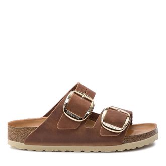 Birkenstock Pantoletten Birkenstock Arizona Big Buckle 1011073 Braun