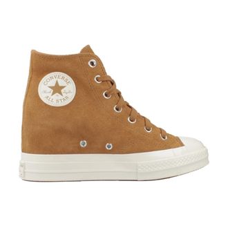 Converse Chuck 70 Wedge Platform Suede - - Shoes - Damen - Braun - 39 1/2 EU