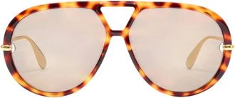 Bottega Veneta Lunettes de soleil Bv1274s - Femme - Accessoires - Brun - Taille: 63 MM