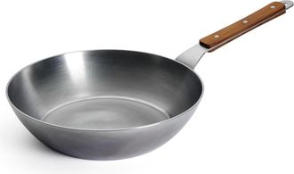 Woll Carbon Steel Hochrandpfanne Ø 28 cm, 5 cm hoch - Karbonstahlpfanne PFAS-frei - natürlicher Antihafteffekt nach Einbrennen - Induktionspfanne - große S