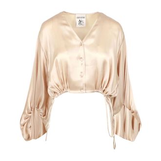 Semicouture Damen, Blusen & Hemden, Beige, LGr&ouml;&szlig;e