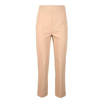 Twinset Elegante Stretch-Polyester-Elastan-Hose - - Trousers - Damen - Braun - M