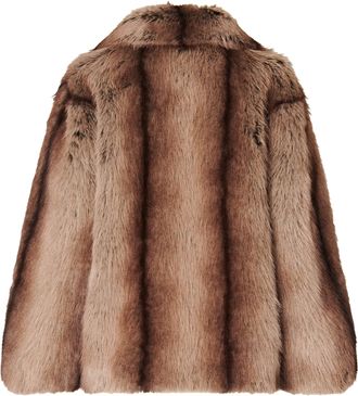 Pinko Womens Oversized Caban Coat Beige Polyester Jacket