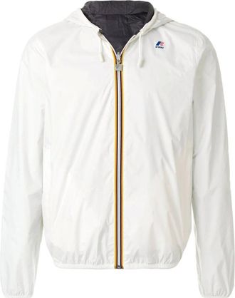 K-Way Homme, Vestes, Blanc, Taille: XL Le Vrai Leon 3.0 Rain Jacket