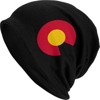 Generic Bonnet Beanie Drapeau du Colorado Amples Knit Beanie Léger Watch Hat pour Homme Hiver