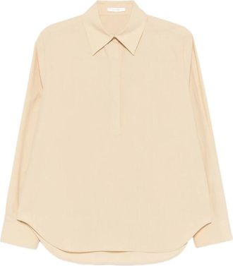 The Row Femme, Blouses et Chemises, Beige, Taille: 34 FR Blouses