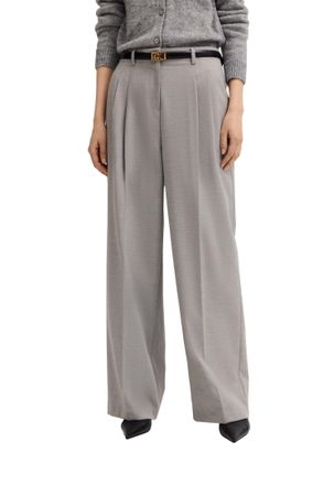 Bugatti Damen Freizeithose W2214-84640 Doppelte Bundfalte Vordertaschen weich formstabil Stretch